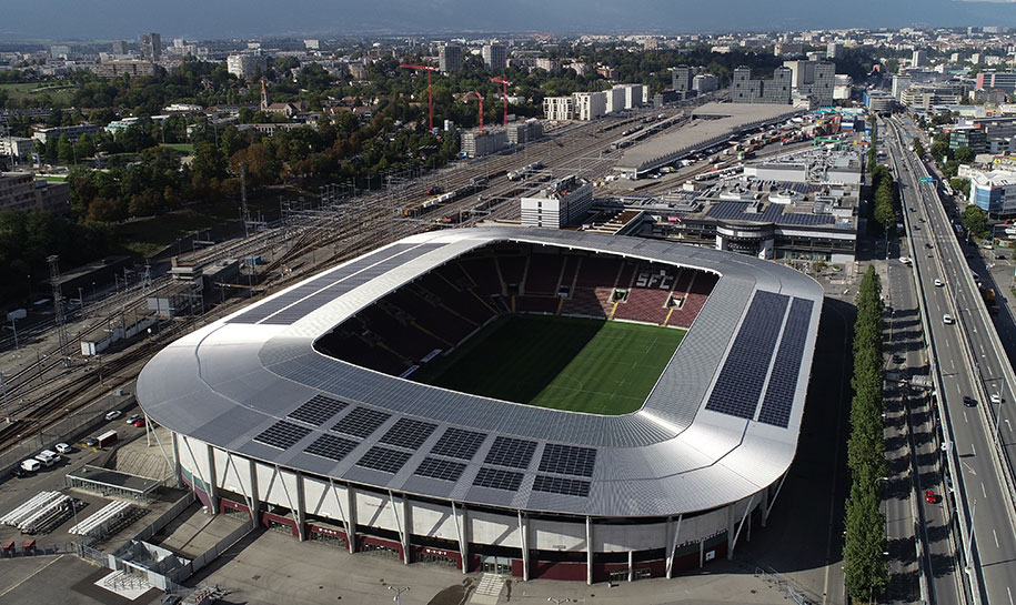 Inauguration de la centrale solaire participative du Stade de Genève | SIG